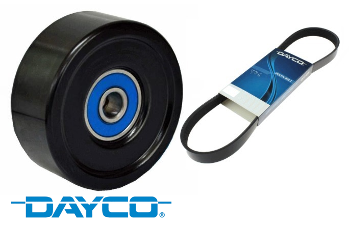 DAYCO DRIVE BELT & PULLEY KIT TO SUIT NISSAN NAVARA D22 YD25DDTI TURBO ...